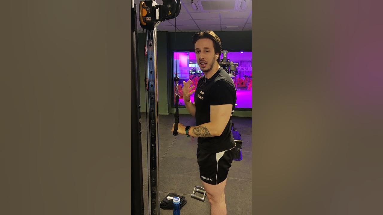 Single Arm Cable Tricep Pushdown Youtube