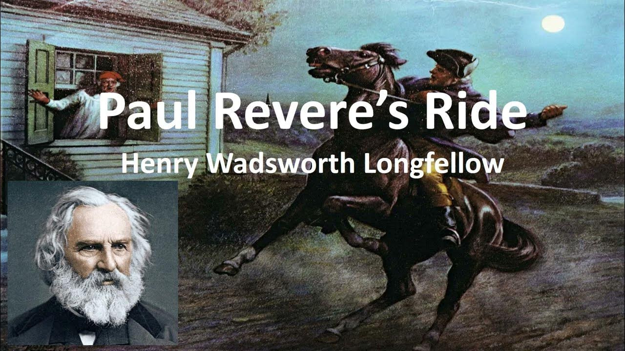 Paul Revere's Ride | Henry Wadsworth Longfellow - YouTube