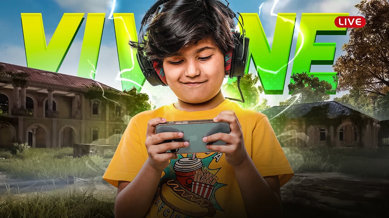Vivone is Youngest Regular Streamer in the World? Stream 524 BGMI LIVE ...