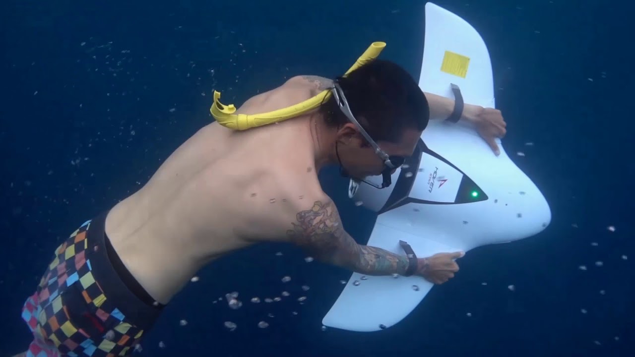AquaJet H2: A new generation of underwater scooter - YouTube