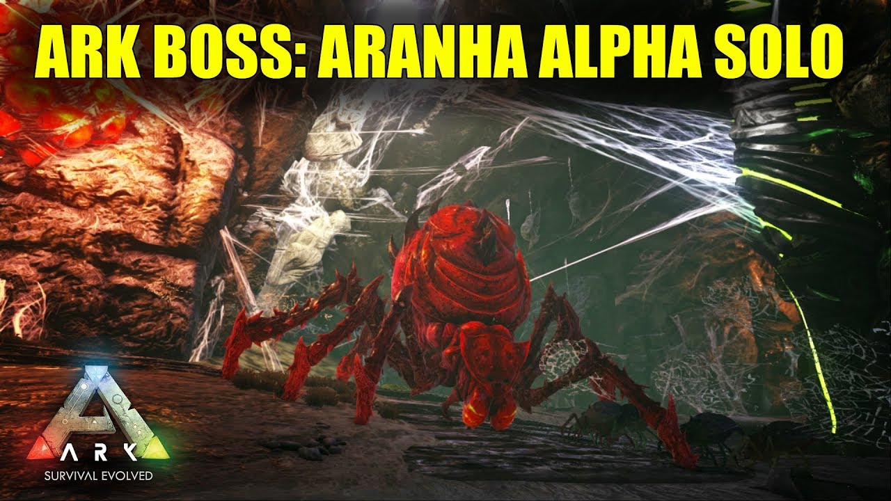 Ark Boss: Como vencer a Aranha Alpha Solo - PT BR - YouTube