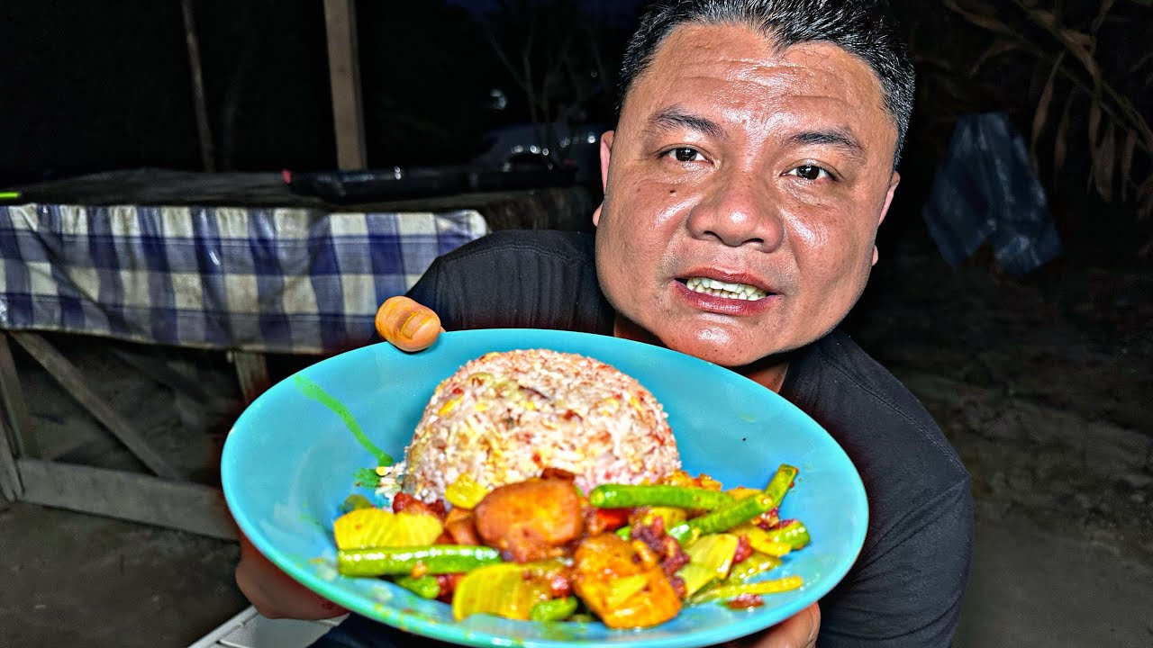 Resepi Nasi Goreng Corned Beef bersama Ayam Goreng kunyit, Rasanya ...