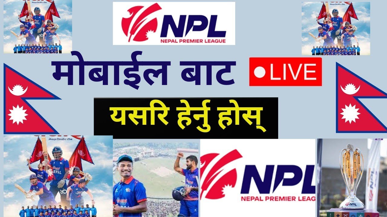 How To Watch Live NPL On Mobile | How To Watch Online NPL Crickets ...