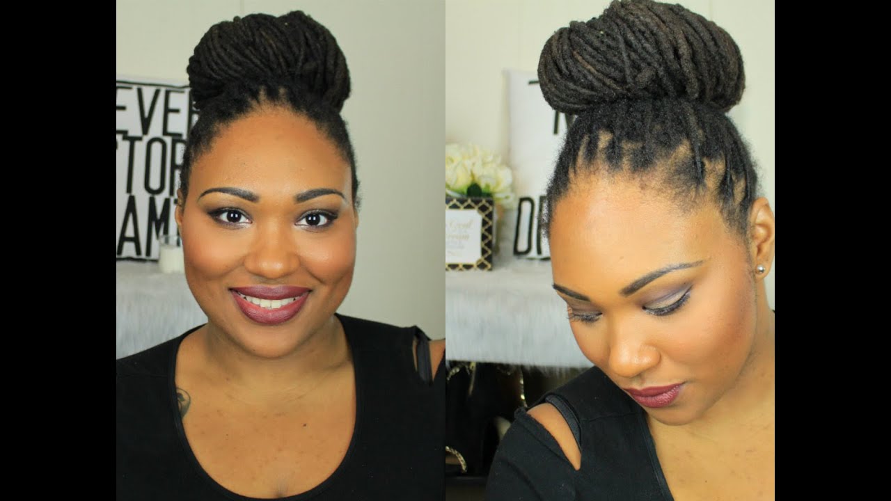 Loc Tutorial| Super Basic Loc Bun - YouTube