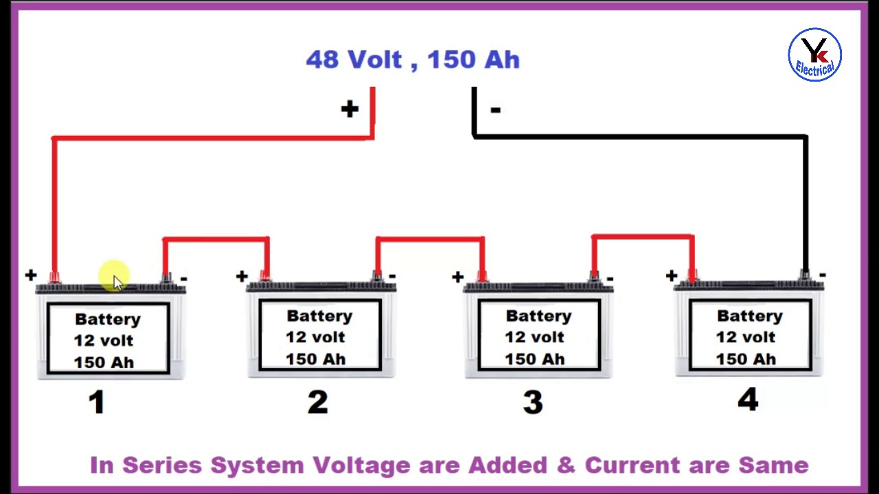 How To Connect Battery In Series Double Battery Connection In Hindi