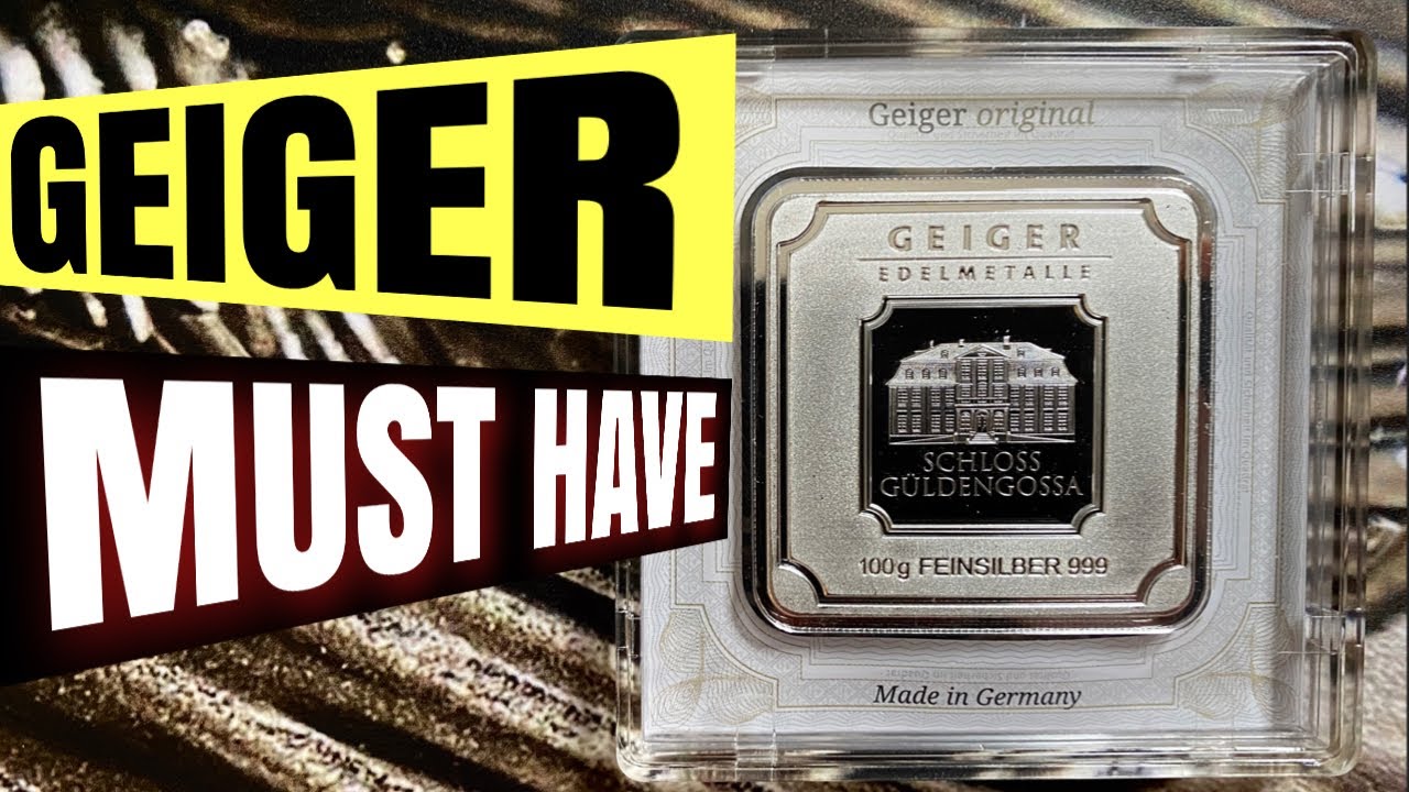 Unboxing and review of my first silver Geiger bar (worth it?) - YouTube