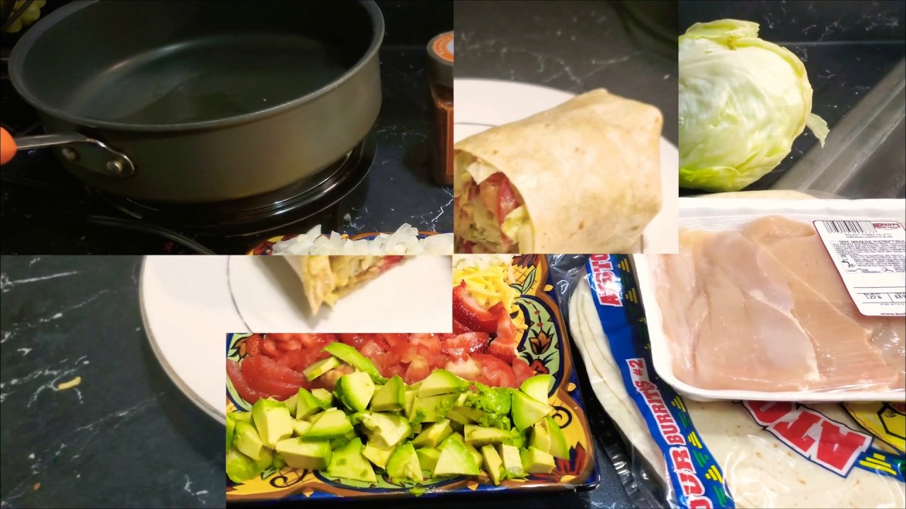 COMO ASER UNA CHICKEN WRAP O UN BURRITO GRINGO👱 - YouTube