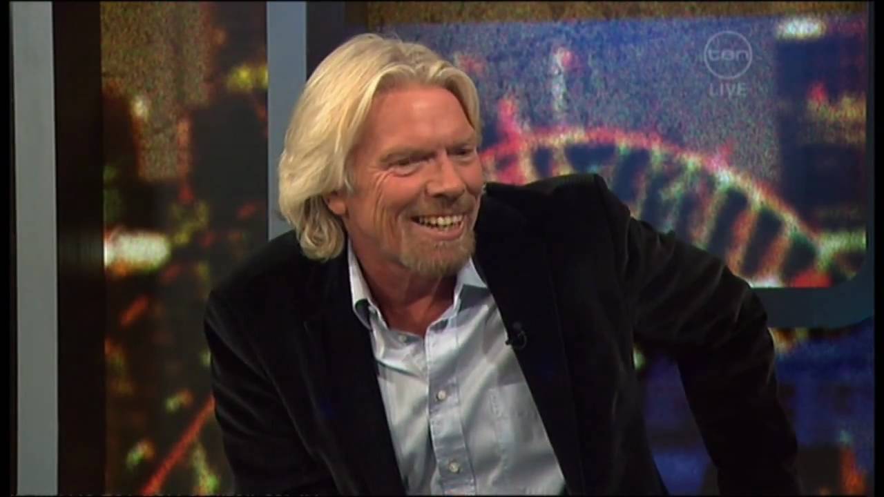 Sir Richard Branson interview on The 7pm Project (Australia) 2011 - YouTube
