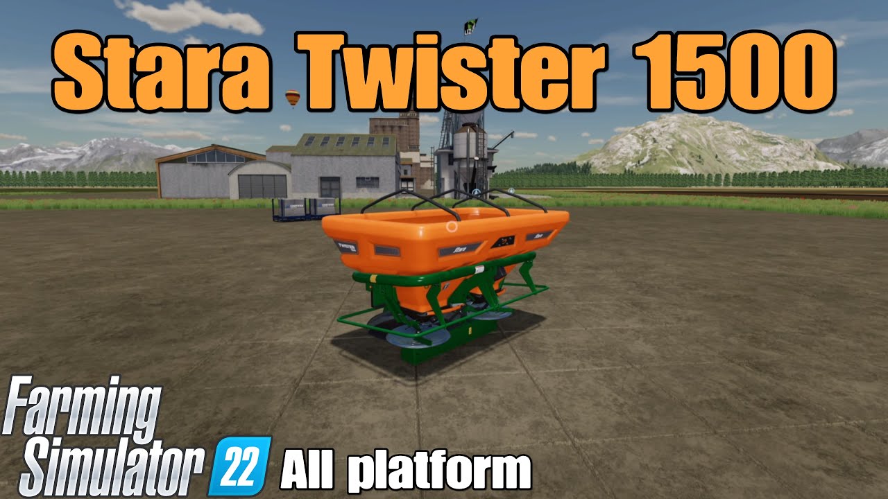 Stara Twister 1500 / FS22 mod for all platforms - YouTube