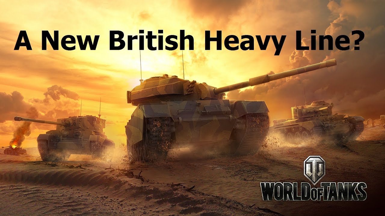 A New British Heavy line. Are there enough tanks? - YouTube