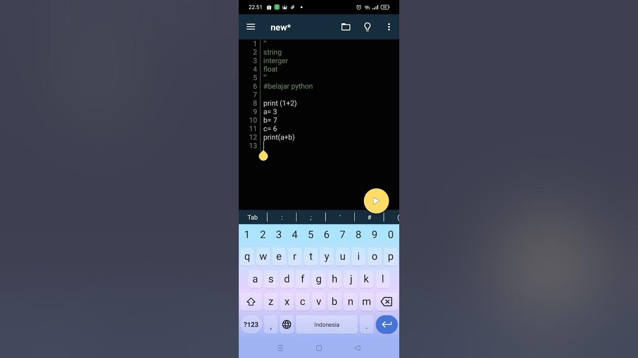 Tugas Dasar Python - YouTube