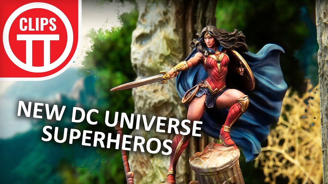 New DC Universe Superheros from Knight Models - YouTube