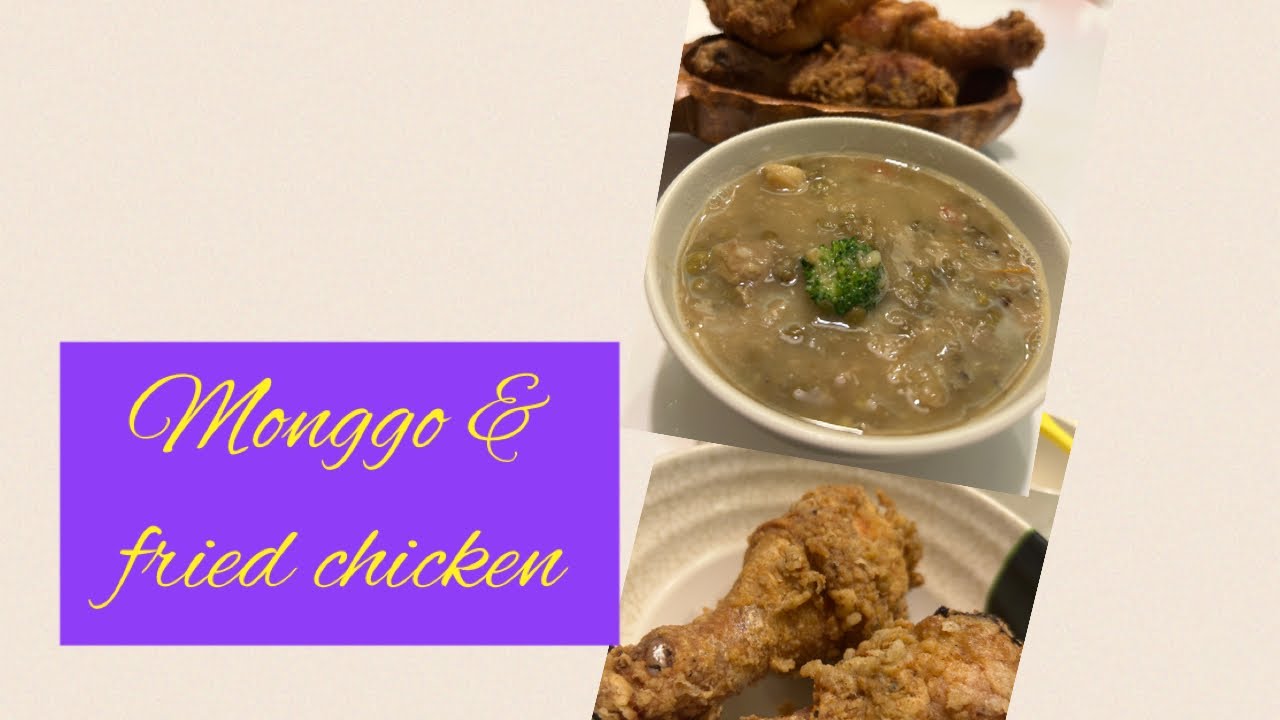 Monggo & Fried chicken #subscribe #cooking #ofwinhk - YouTube