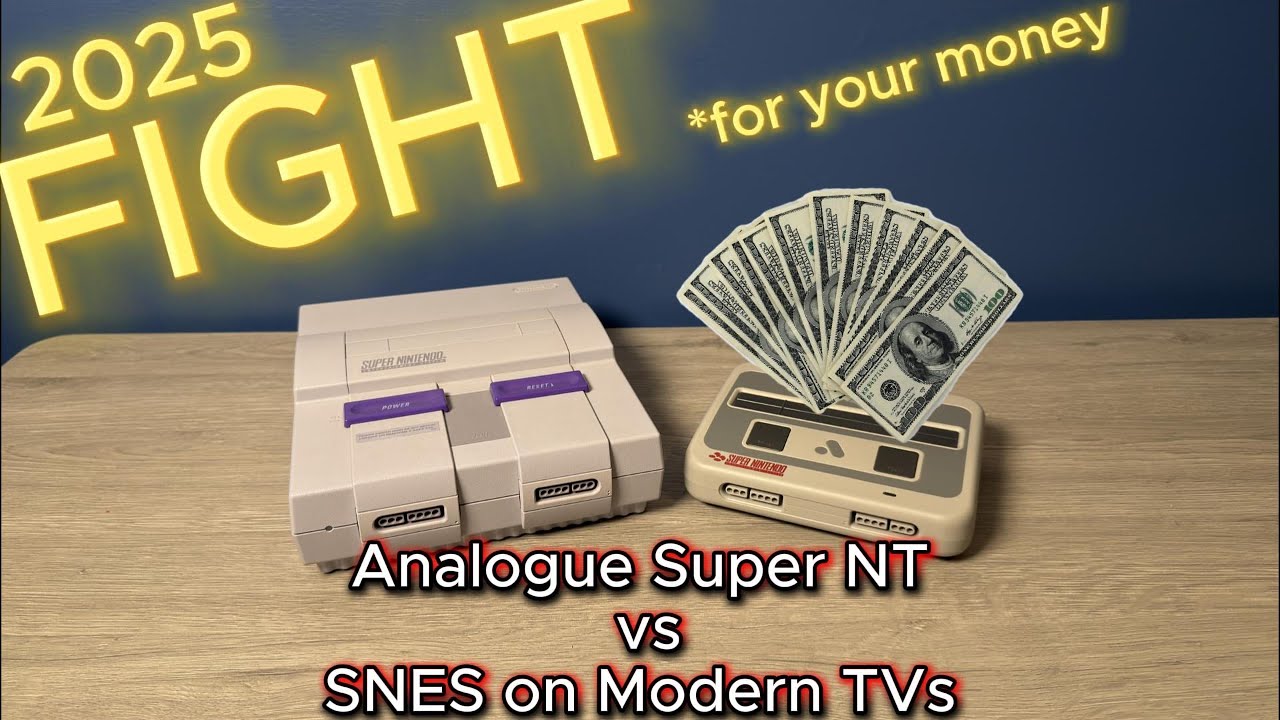 Analogue Super NT vs SNES on a Modern TV - YouTube