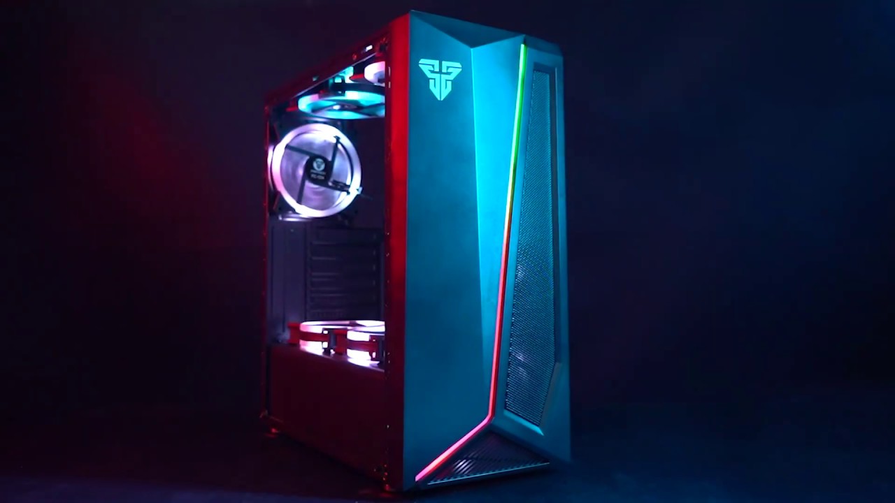 PULSE CG71 RGB MIDDLE TOWER CASE - YouTube