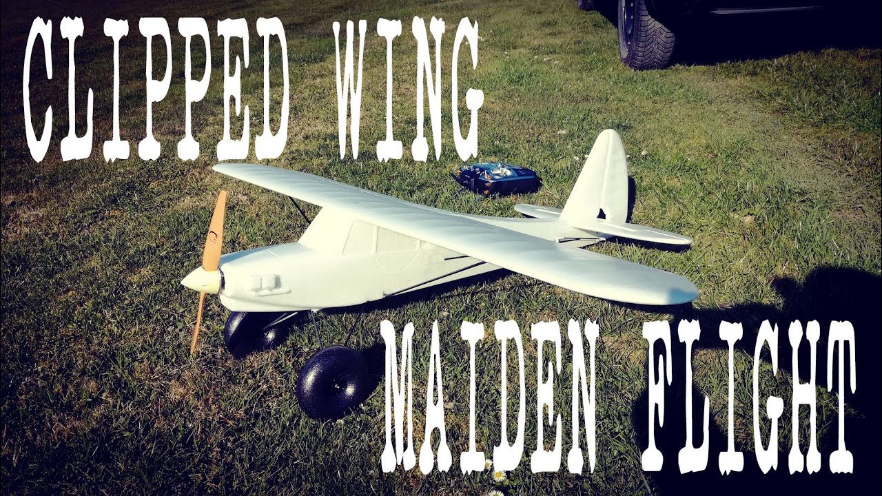 MULTIPLEX FUNCUB | CLIPPED WING CUSTOM BUILD | MAIDEN FLIGHT - YouTube