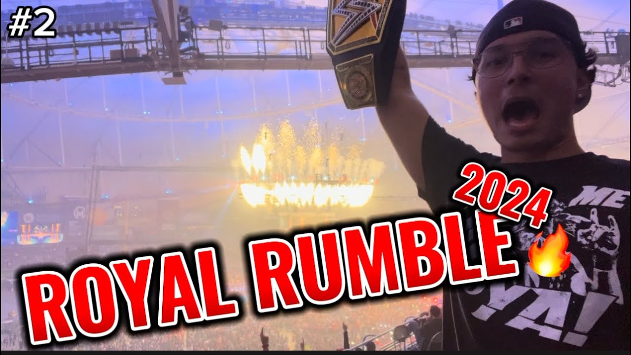 MI PRIMER ROYAL RUMBLE!!!😱 #WWE | Epic Vlog #2 (Tampa Florida) - YouTube