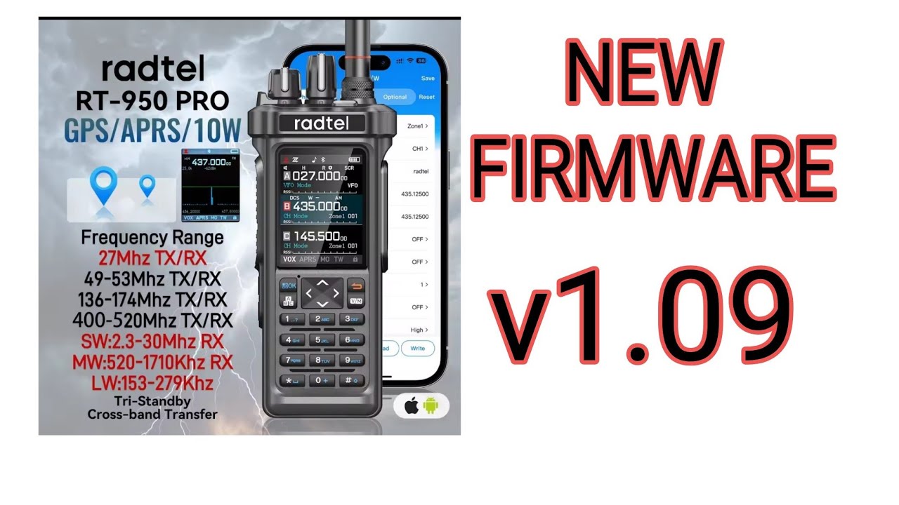 Amazing Firmware - Radtel RT950 Pro - YouTube