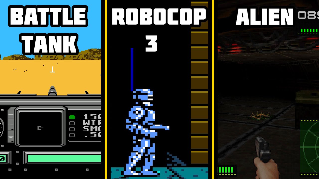 Battle Tank, RoboCop 3, Alien Trilogy - Ретро Стрим Sega Dendy nes PS1 ...