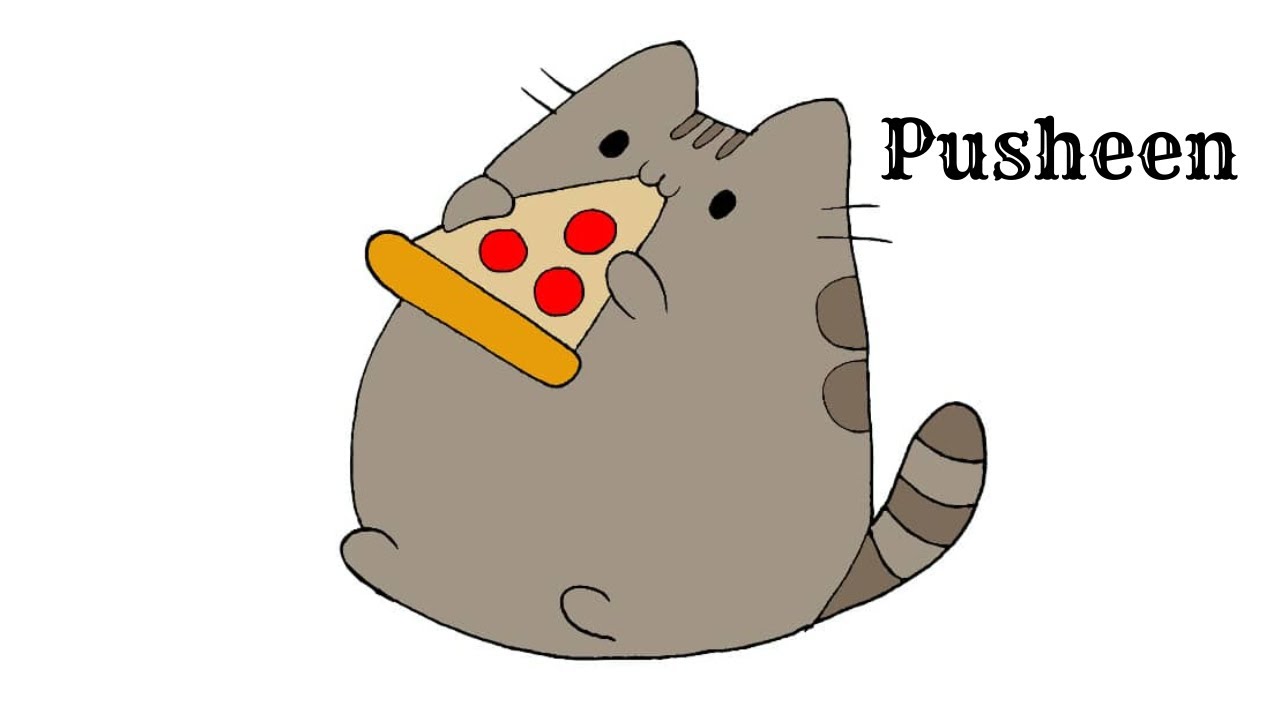 How to Draw Pusheen | Cute Cat | easy - YouTube