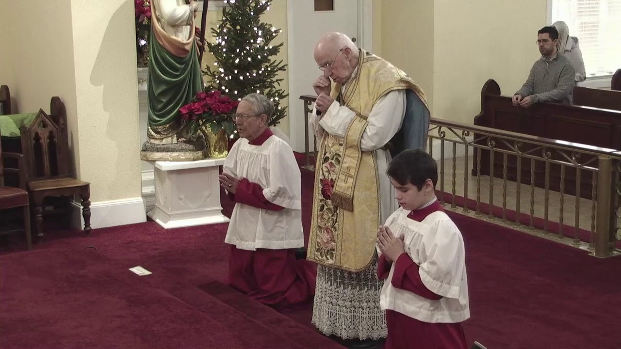 The Holy Family - Traditional Latin Mass (1/10/2021) - YouTube