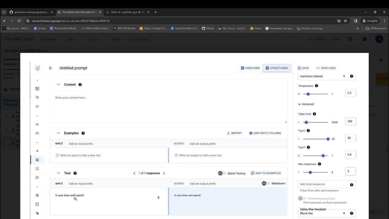 GCP Get Started with Generative AI Studio GSP1154 - YouTube