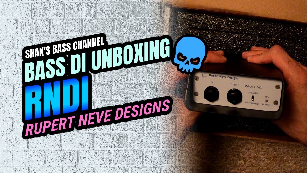 Unboxing the RNDI by Rupert Neve Designs - Active Transformer Direct ...