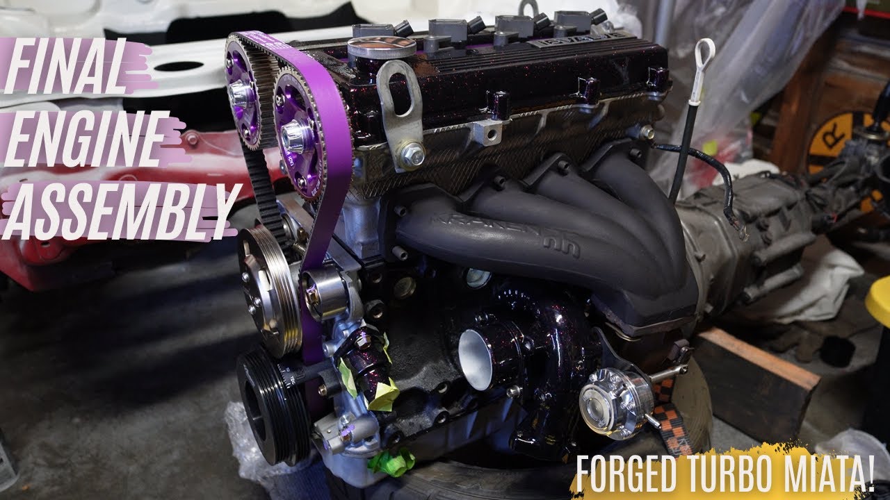 Installing the Last Pieces of My Forged Miata Engine - YouTube