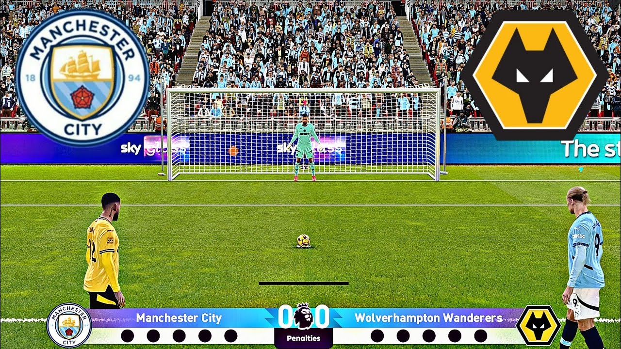 MAN CITY VS WOLVES FULL PENALTY SHOOTOUT | CITY VS WOL HIGHLIGHTS - YouTube