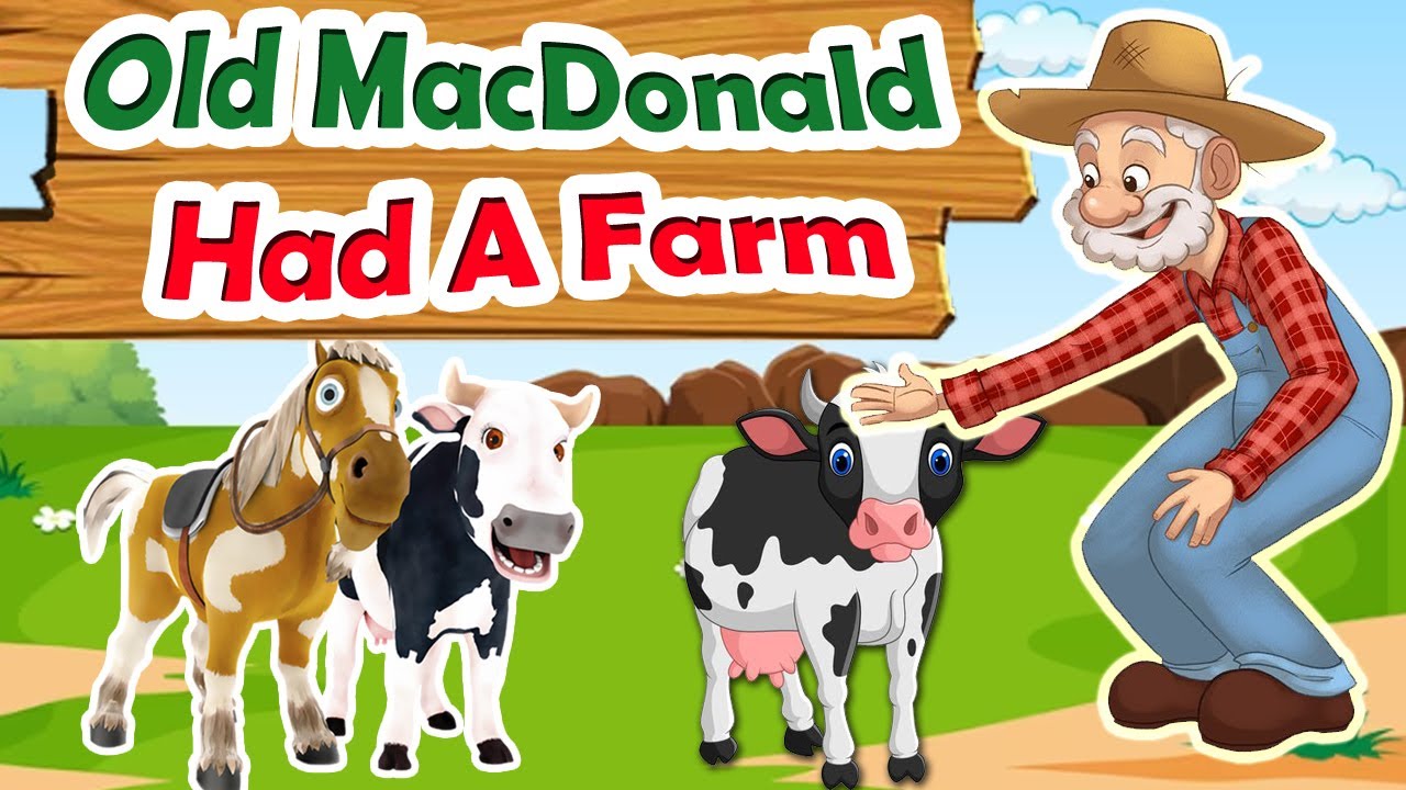 Old MacDonald had a Farm Song | Nursery Rhymes & Kids Songs | Nursery ...