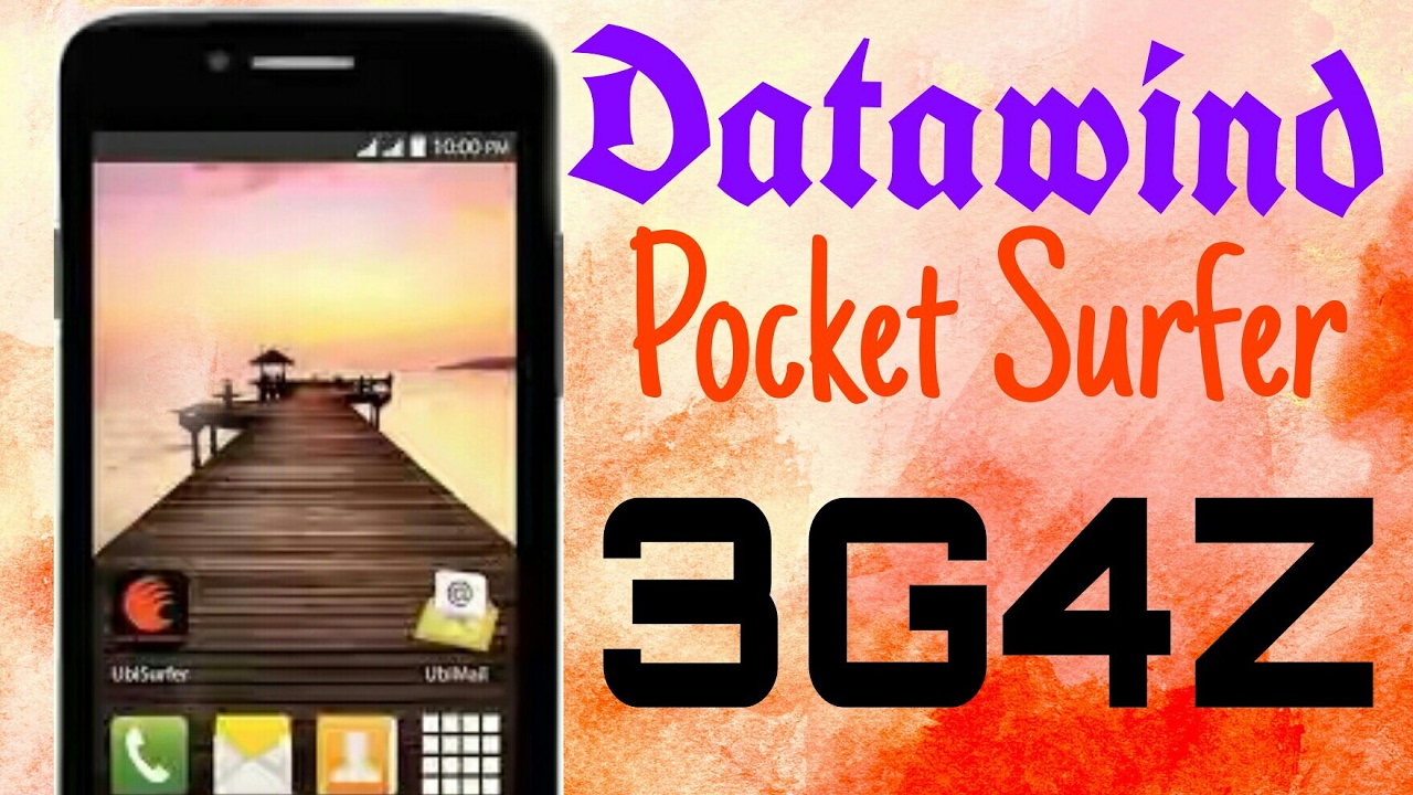 Datawind pocketsurfer 3G4Z unboxing and review - YouTube