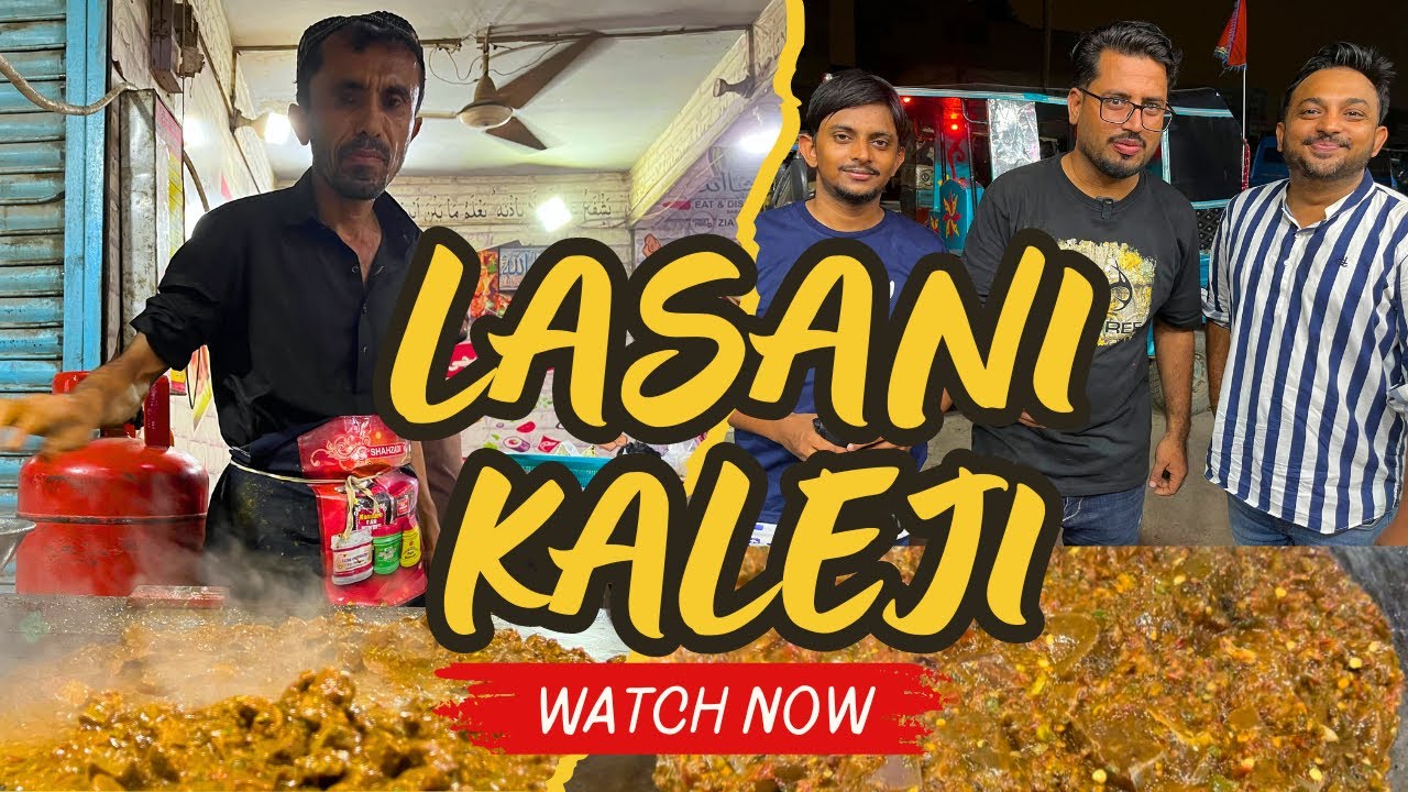 New Karachi Ki Famous Tawa Kaleji | Lasani Kaleji & Roll Point | ft ...