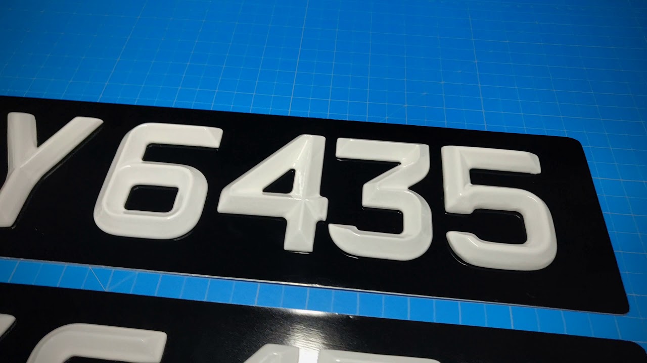 Custom 3D Plates. Mercedes C180 AMG. BLACKBEARD CUSTOM DESIGNS - YouTube