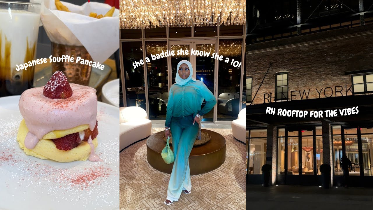 VLOG: RH Rooftop + Cute Breakfast Spot in NYC + Ramadan Prep - YouTube