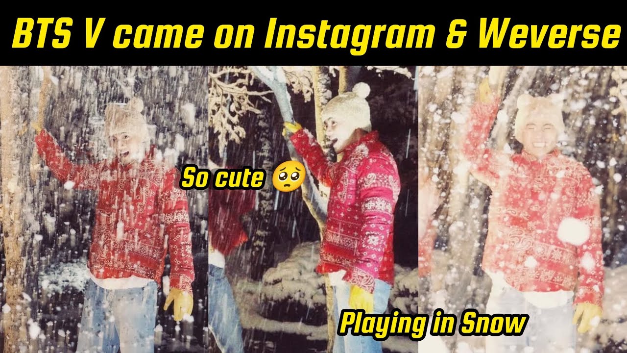 BTS V New Instagram Video, BTS V Weverse update, BTS Videos #bts # ...