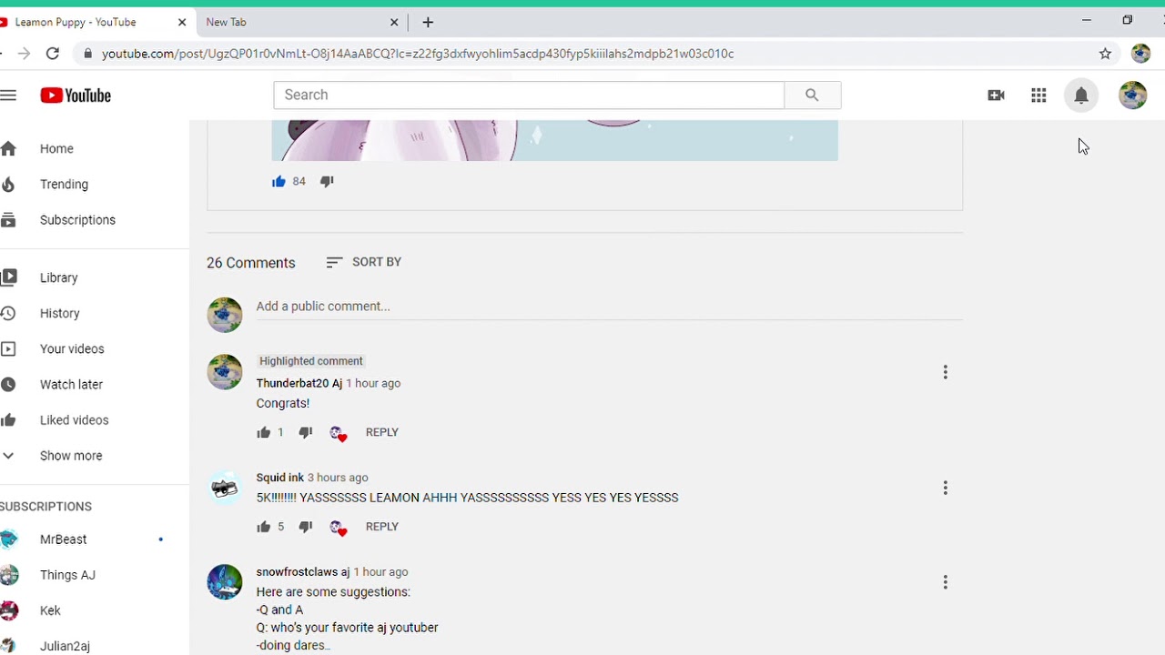 That Moment You Realize Leamon Puppy Noticed You - YouTube