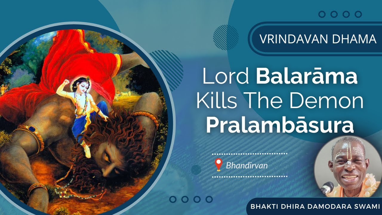 Lord Balarama Kills The Demon Pralambasura | Bhandirvan, Vrindavan ...