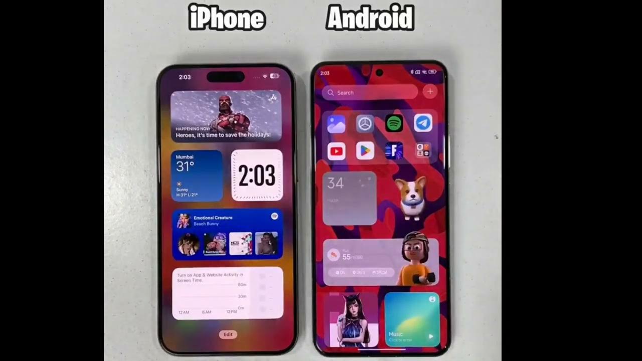 Apple iOS vs Xiaomi HyperOS Animation UI #xiaomi #hyperos #norway #android - YouTube