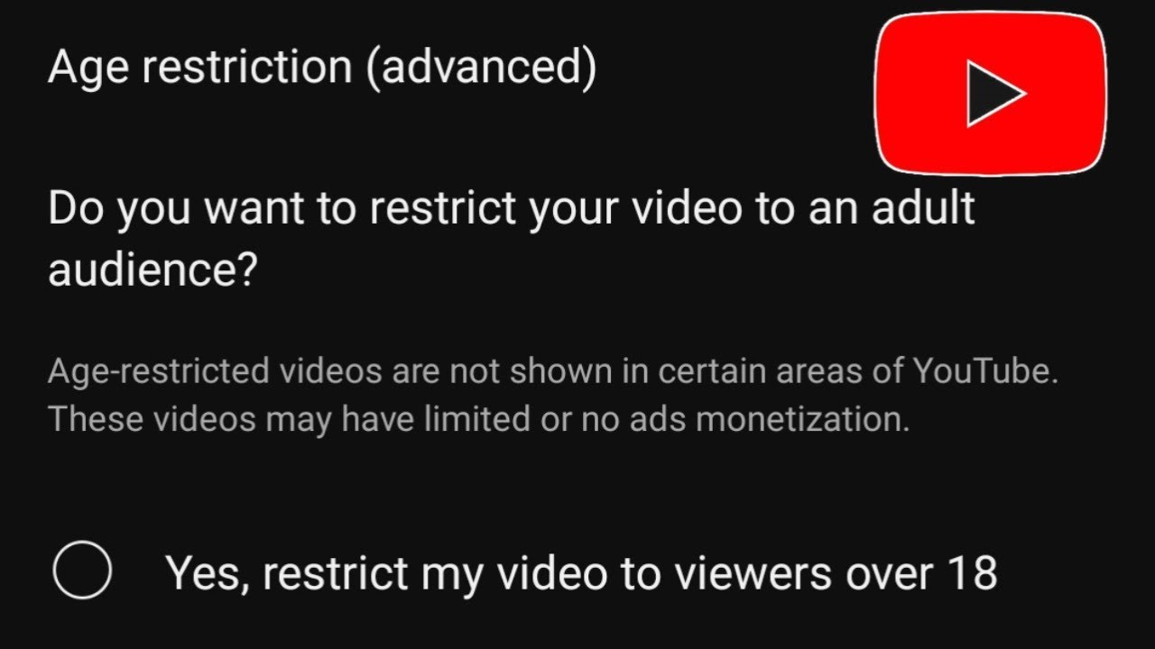 Age Restriction New Update On YouTube ‼️ - YouTube