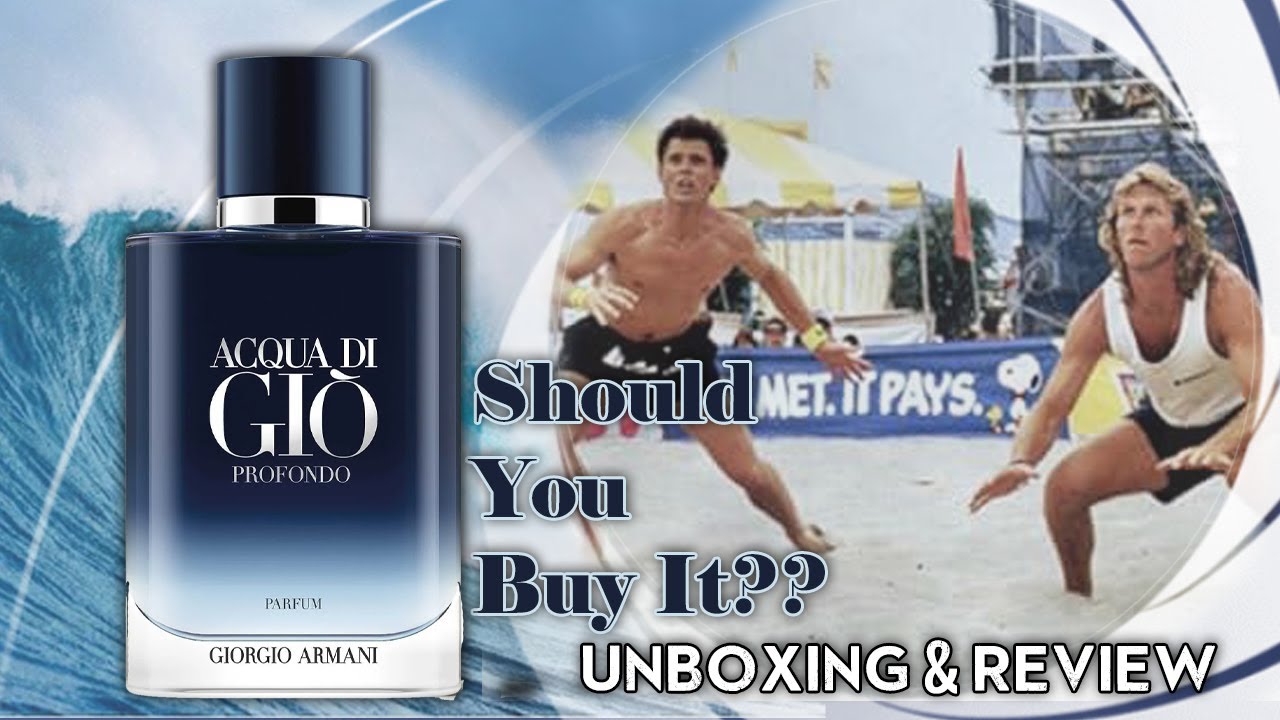 Is This Worth The Money? Men's Cologne-Acqua Di Gio Profondo Unboxing & Review-Chris Jensen ...