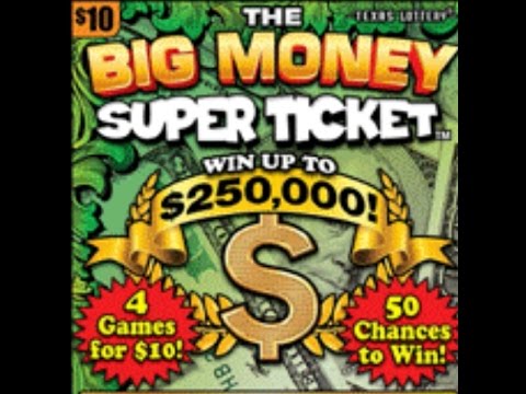 $10 Big Money Super Ticket + CONTEST WINNER! - YouTube