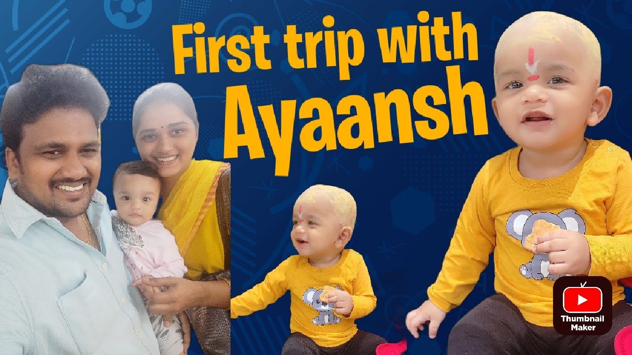 Ayaansh tho first trip to Tirupati🙏||vineethagovind - YouTube