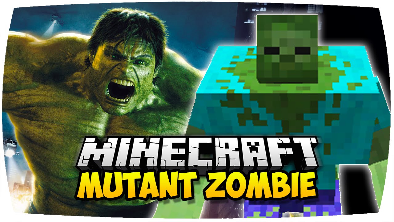 MINECRAFT: MUTANT ZOMBIE MOD (HULK IN MINECRAFT!) | Vorstellung Mutant ...