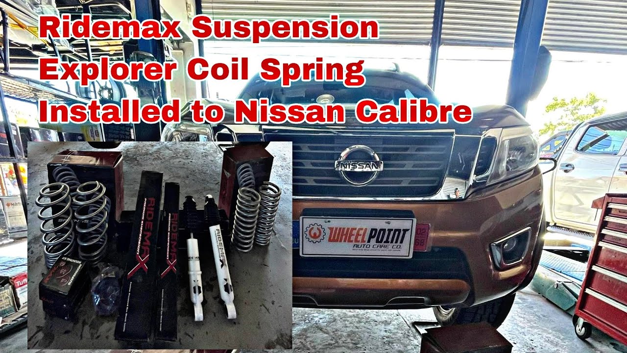Ridemax Suspension Explorer Coil Spring Installed to Nissan Calibre ...