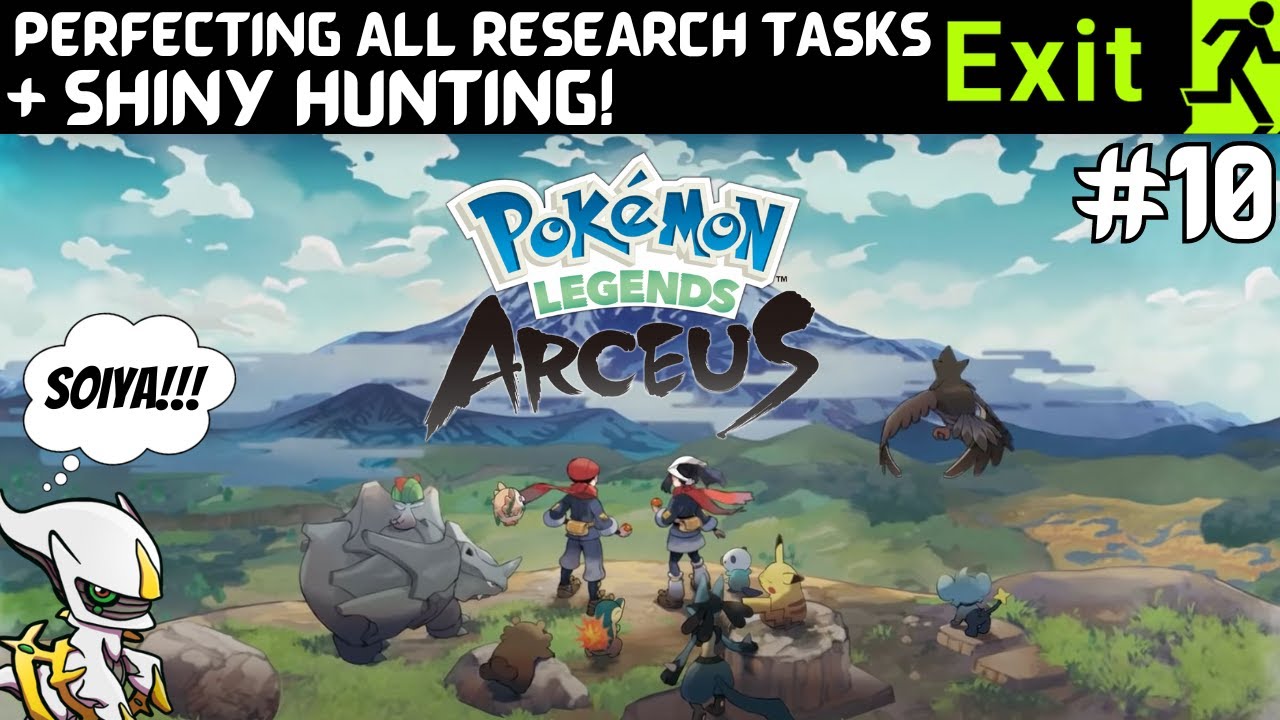 Let’s COMPLETE: Pokemon Legends Arceus #10 / PERFECTING EVERY DEX ENTRY ...