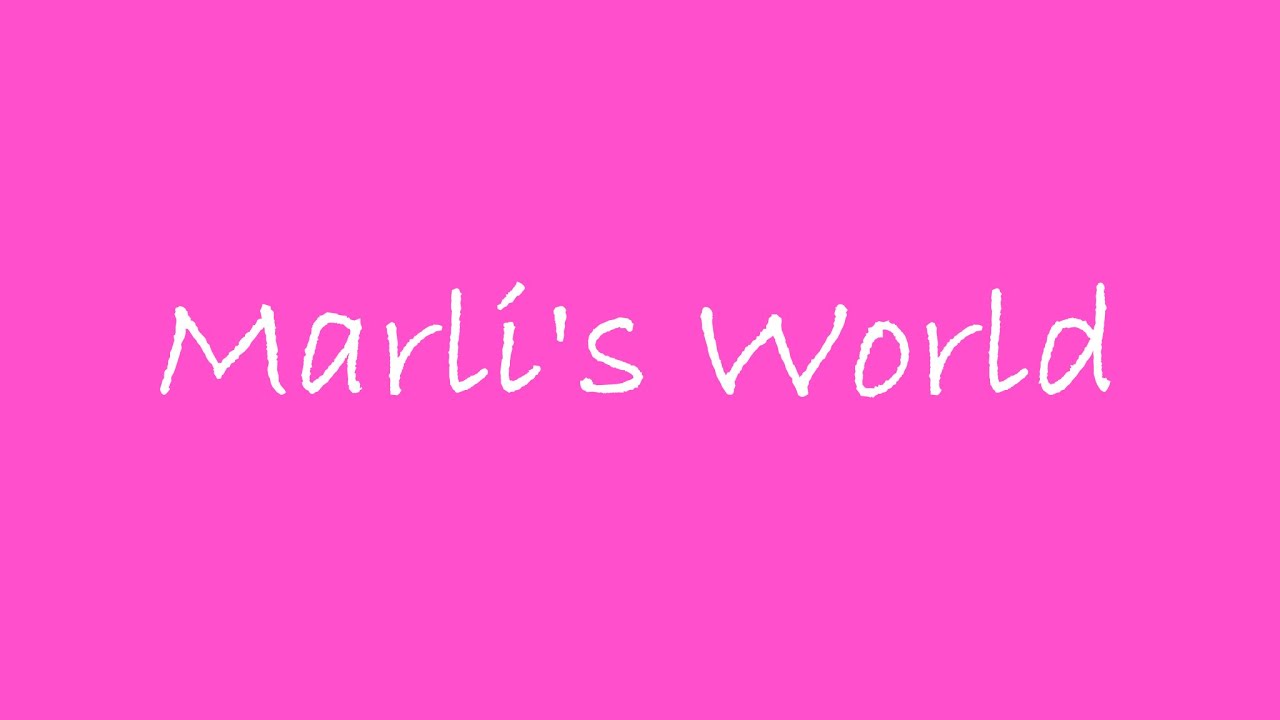 MARLIS WORLD With Marli Chai Turner - YouTube