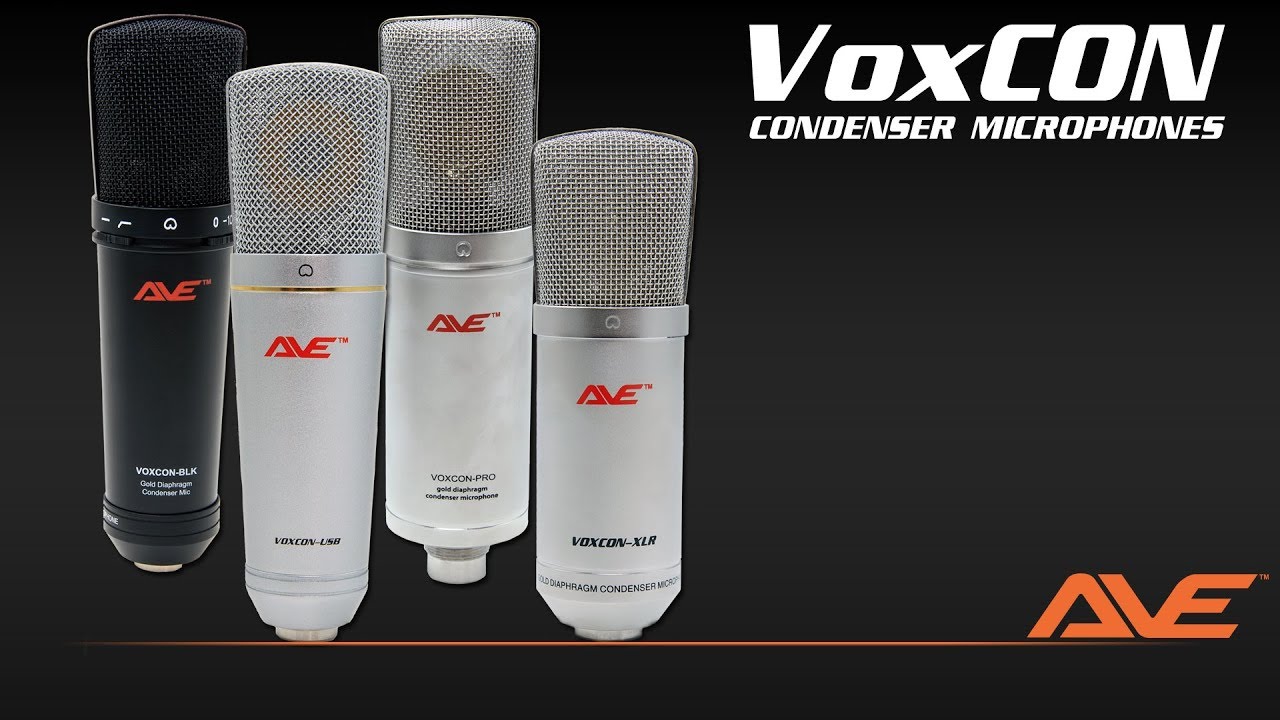 AVE VOXCON Condenser Microphone Range - YouTube