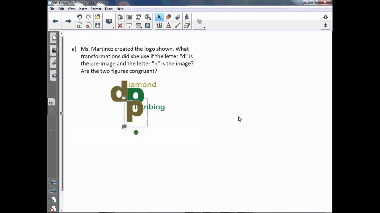 8th Grade 7-1: Congruence and Transformations - YouTube