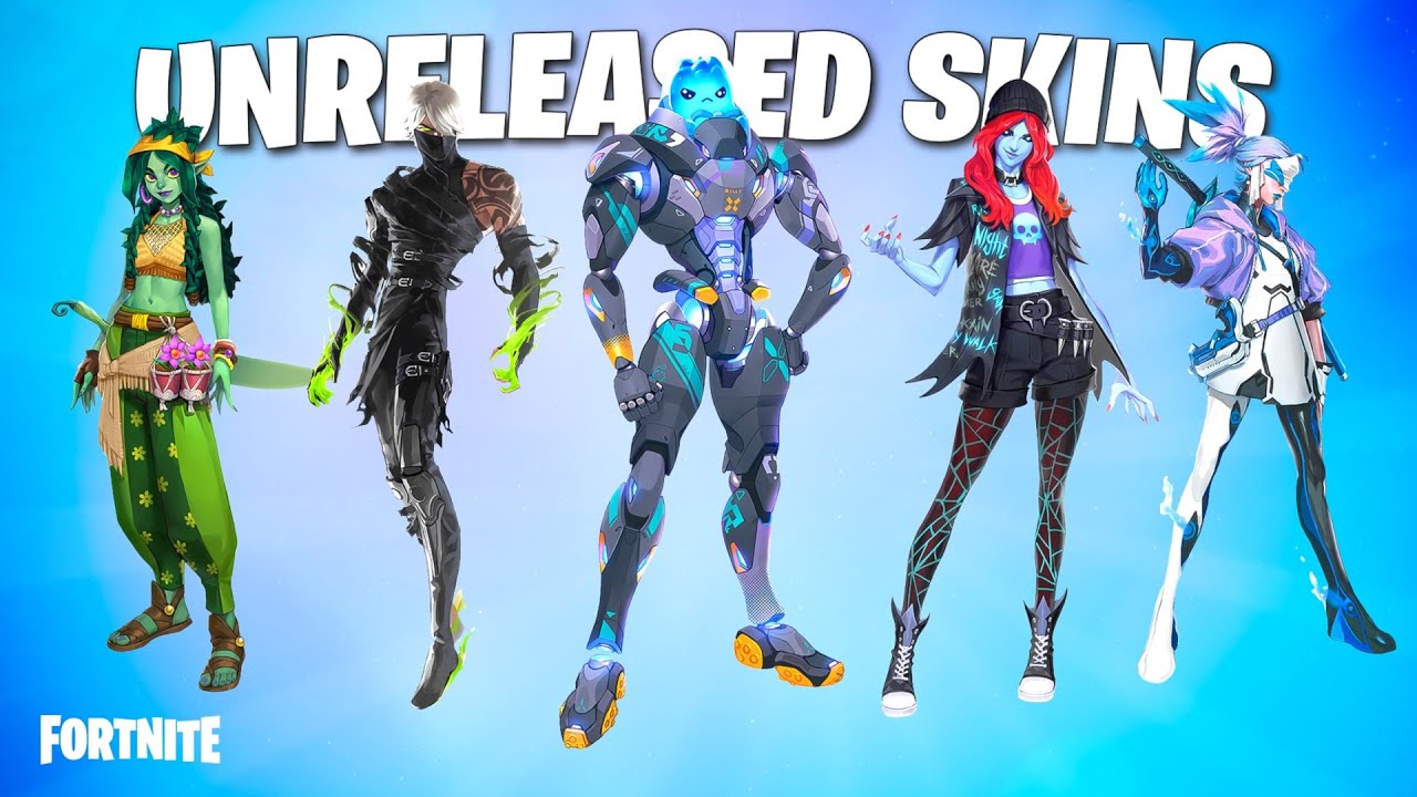 All NEW Fortnite Survey Skins! - New Unreleased Survey Skins - YouTube