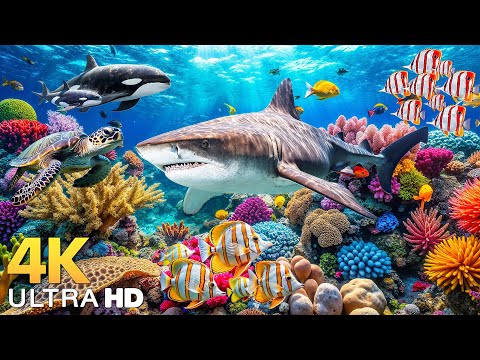 Dive Into the Mesmerizing Underwater Realm-Marvel at Sea Animal in The Best 4K ULTRA HD Aquarium #40